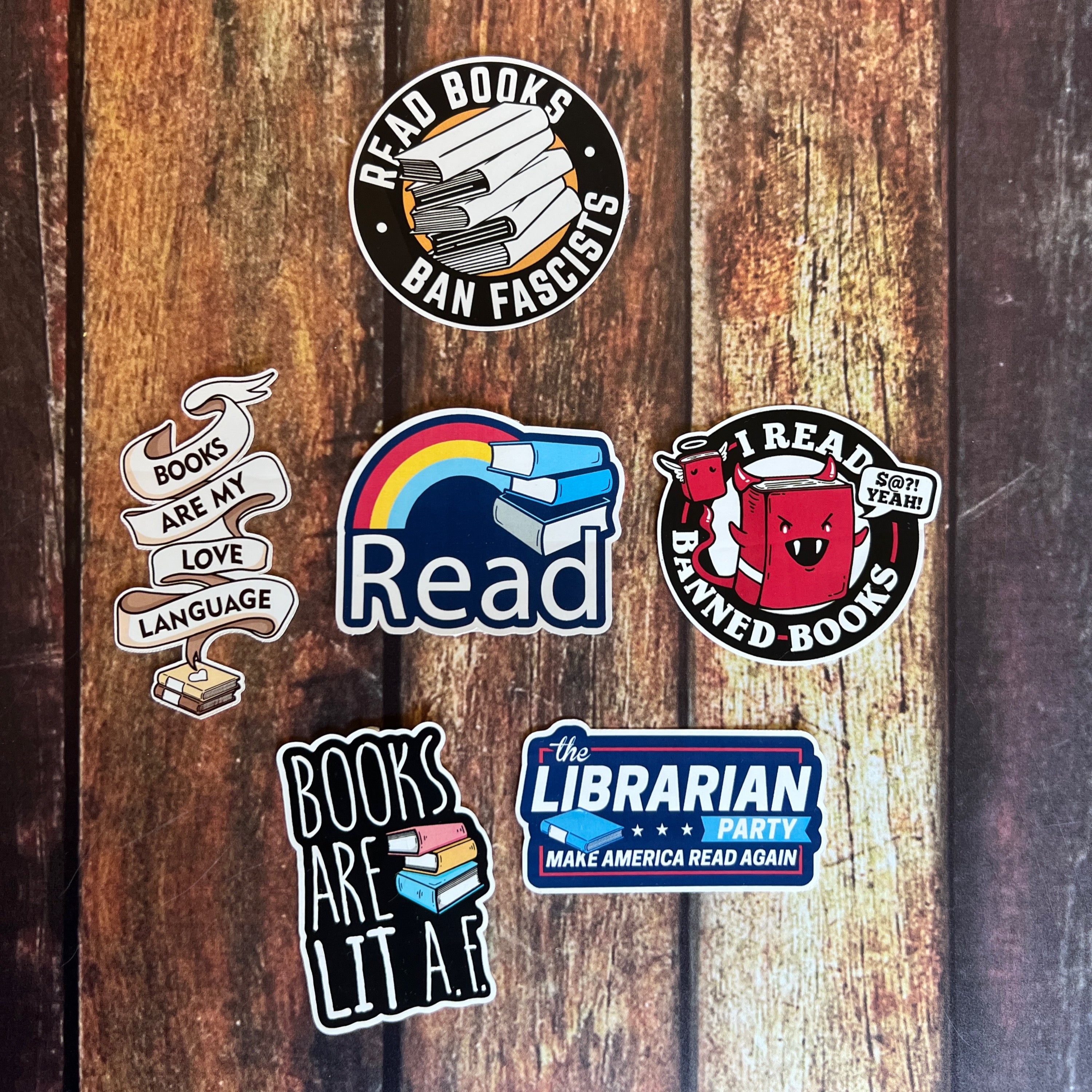 Book Stickers - Reading is LIT! – Pretty Clever Words