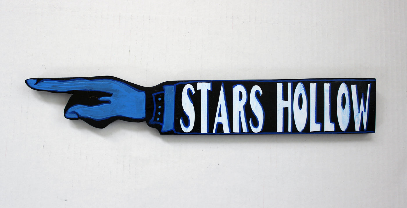 stars and hollows wooden pointy sign – Pretty Clever Words